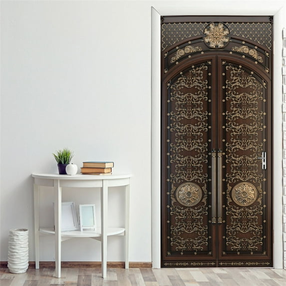 Cute Door Sticker Poster Home Art Decorative Wallpaper Vinyl Waterproof ...