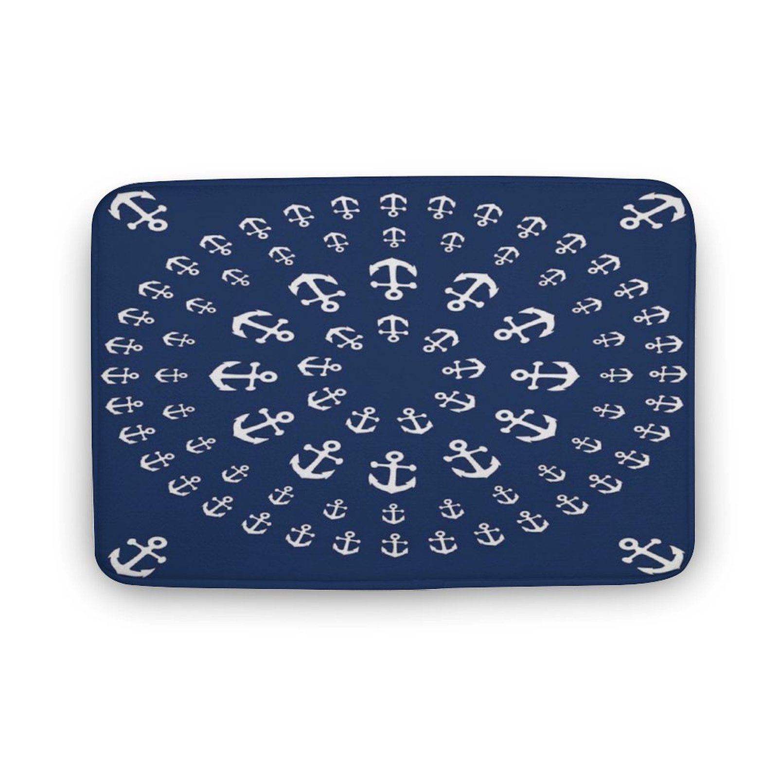 Cute Doormat for Apartment Door Door Mat Nautical Anchor Mandala ...