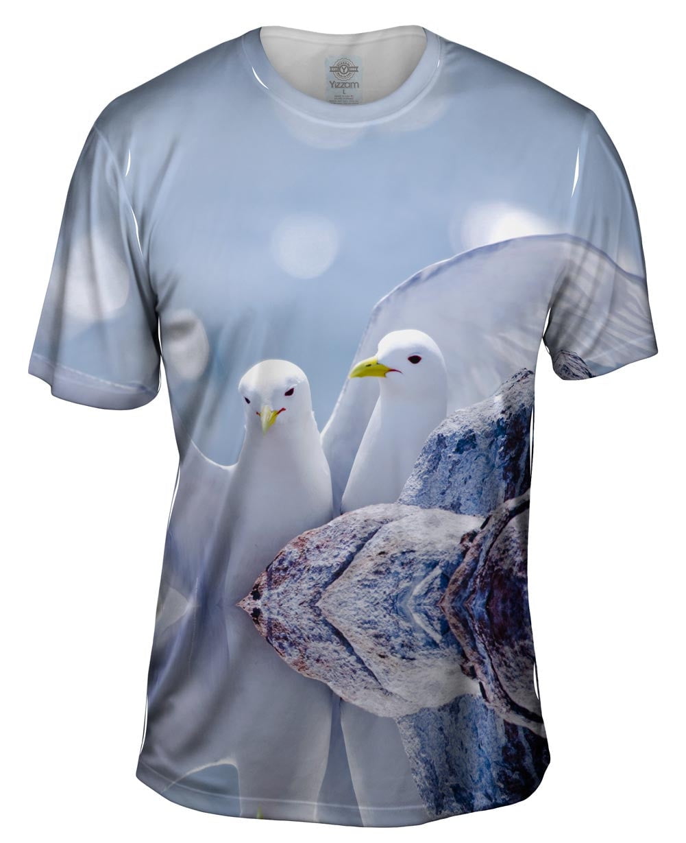 Cute Dove Flurry Mens T-Shirt All Over Print - Walmart.com