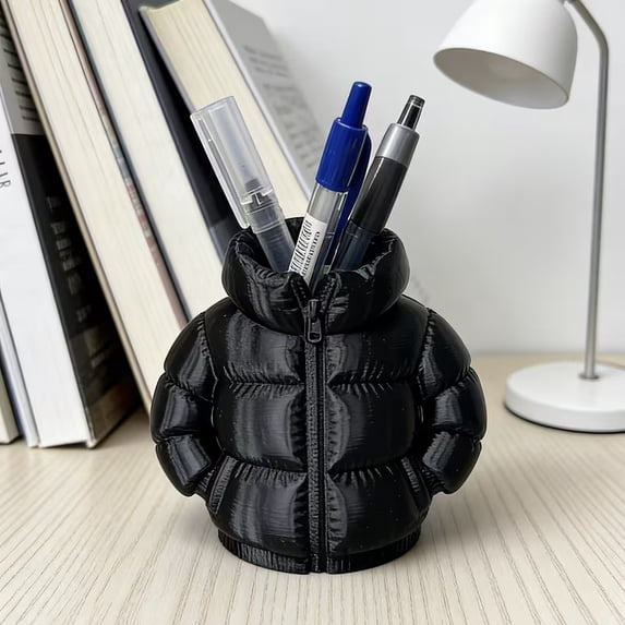 Cute Down Jacket-Shaped Pen Holder - Fun 3D Printed Coaster Set for ...