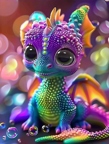 Cute Dragon Puzzle for Adults Educational Intellectual Jigsaw Puzzle ...