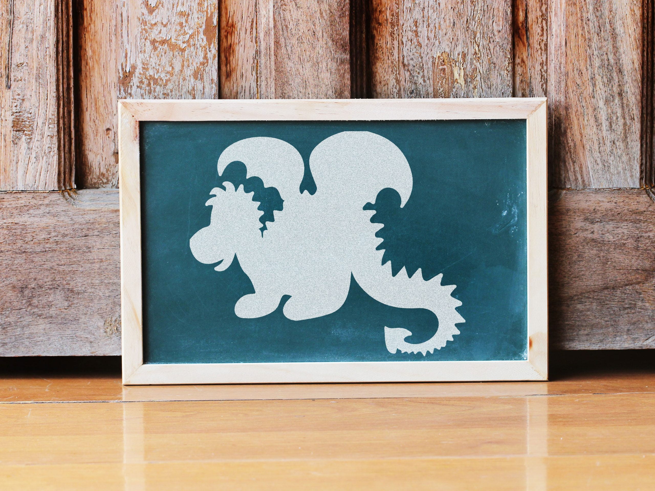 Cute Dragon Stencil - Art and Wall Stencil (18"x12") - Walmart.com