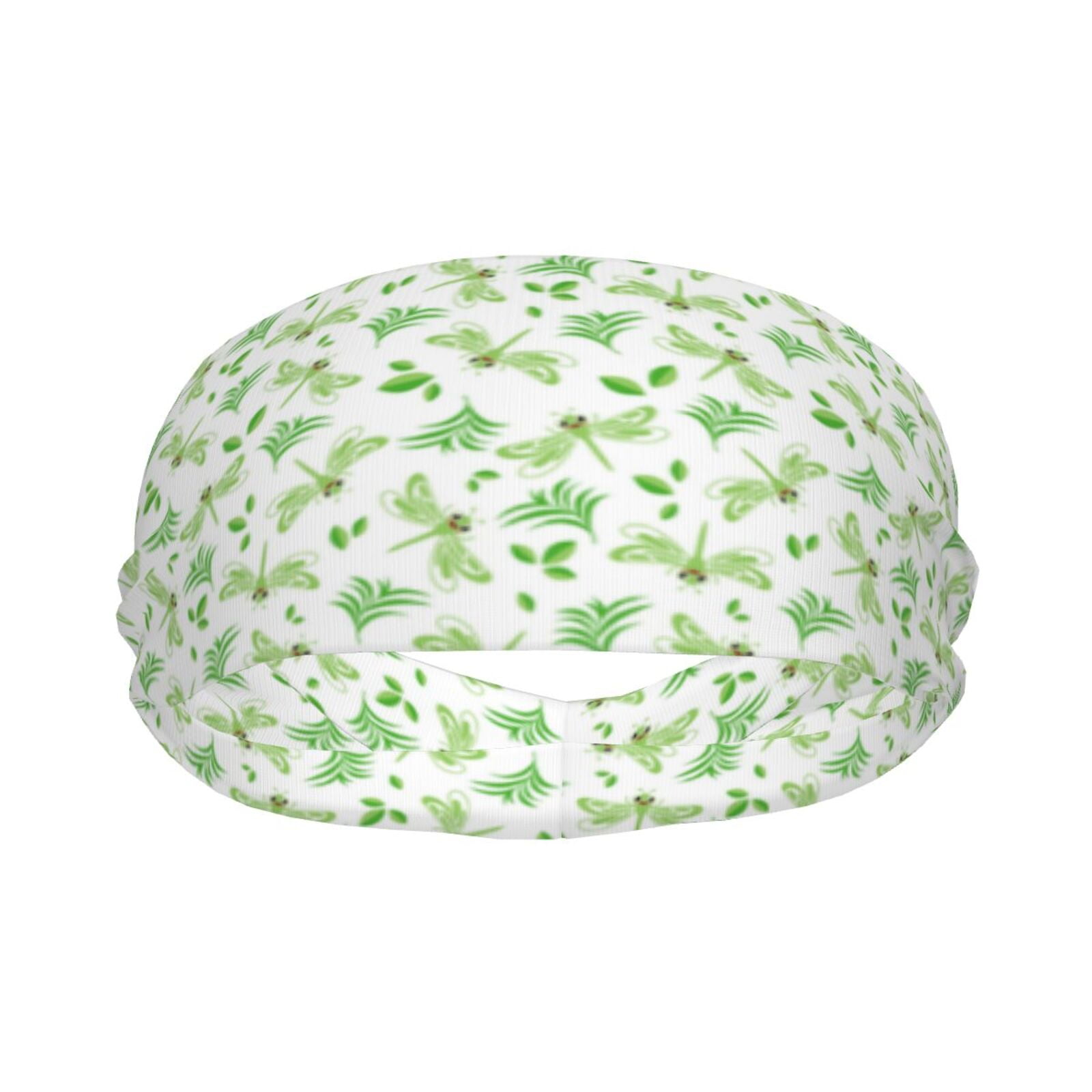 Cute Dragonfly Green Sports Headbands for Men/Women Workout Headband ...