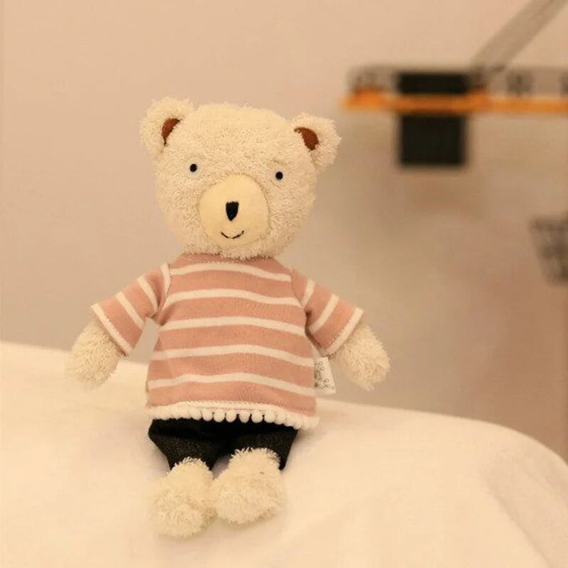Cute Dressing Cat Bear Pig Rabbit Plush Dolls Soft Stuffed Animals ...