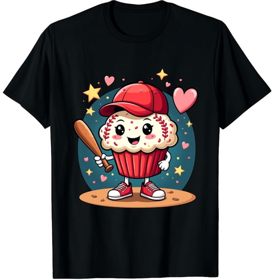 Cute Dripping Baseball Lover Valentines Day Graphic Crew Neck Short ...