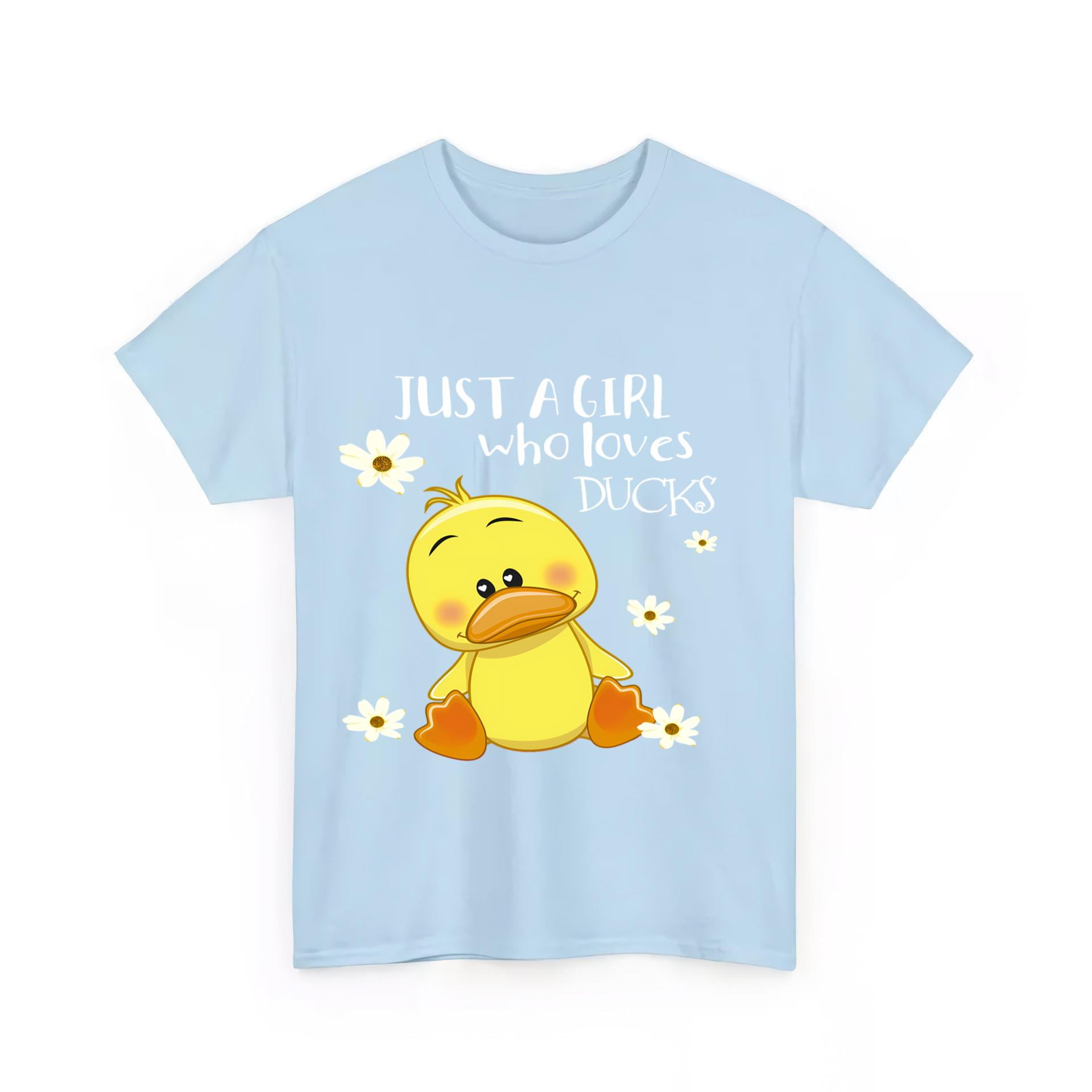 Cute Duck Lover Hoodie – Just a Girl Who Loves Ducks Sweatshirt, S-3XL ...