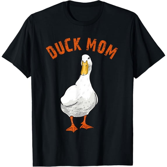 Cute Duck Mom Lover Illustration Gift Duck Owner Gifts T-Shirt Tops Tee ...