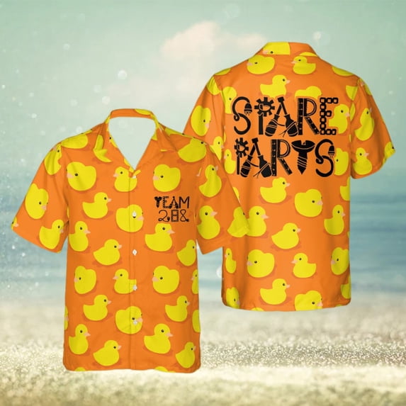 Cute Duck Pattern Hawaiian Shirt - Walmart.com