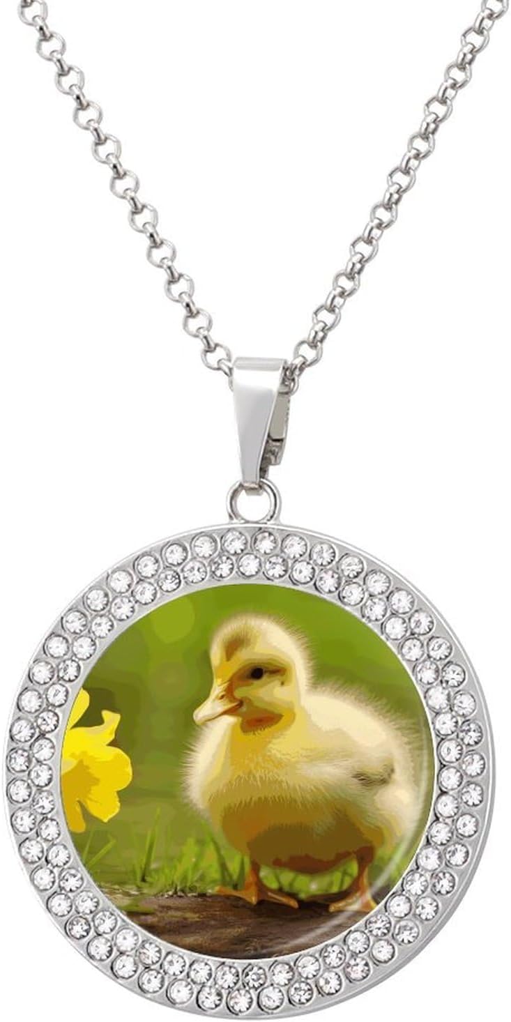 Cute Ducks Best Multicolored Alloy Diamond Choker Necklace Round ...