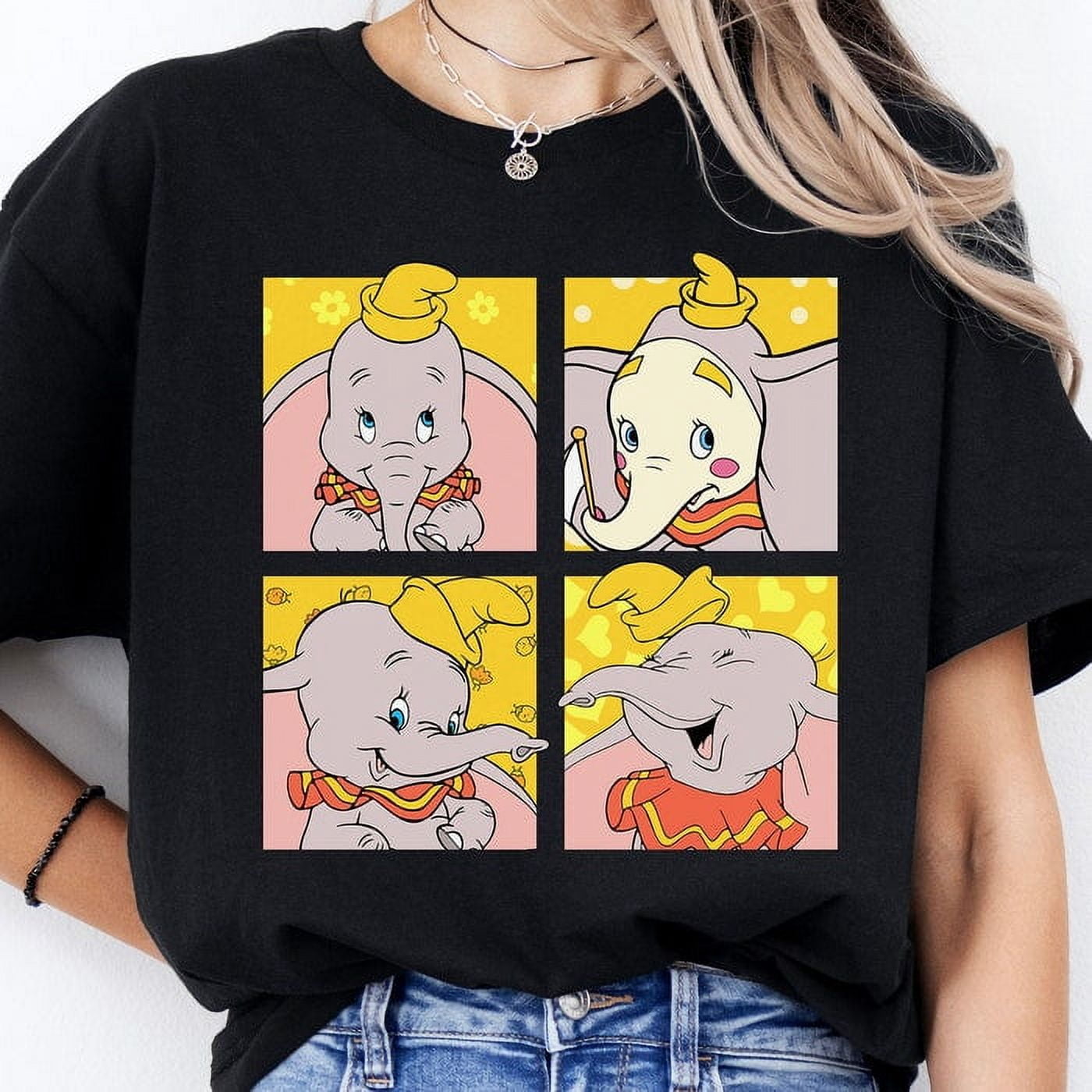 Cute Dumbo Portrait Shirt, Disney Dumbo Flying Elephant T-Shirt, Magic ...