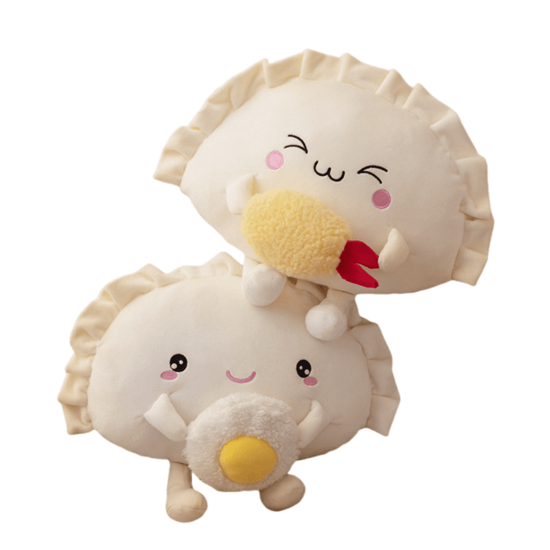 Cute Dumpling Plush Pillow Funny Food Soup Dumplings Plush Kawaii Stuffed Aniaml Toys Gifts for ...