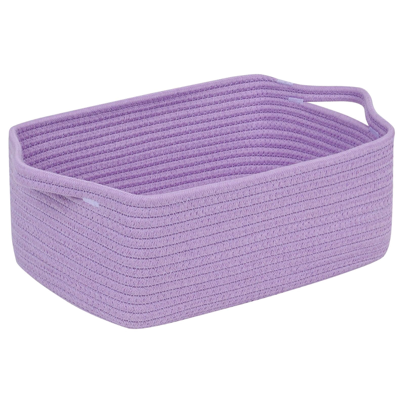 Cute and Durable Small Cotton Rope Basket for Organizing, Woven Closet ...