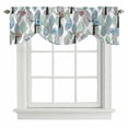 Cute Eagle Tie Up Valance Curtains Trunk Leaves Green Cartoon ...