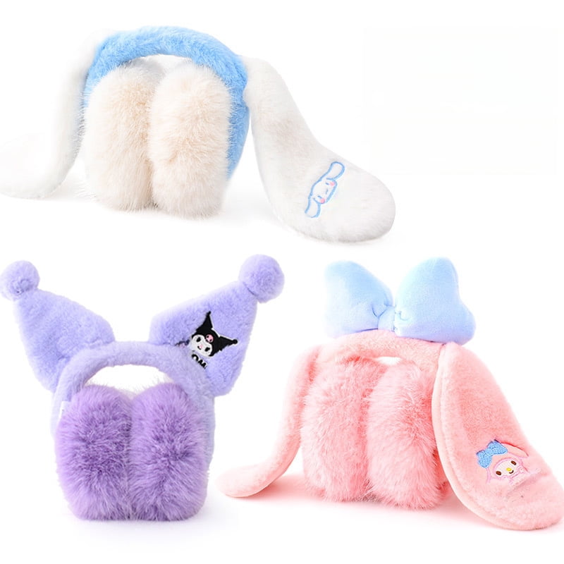 Cute Ear Muffs Winter Warm stuffed Folding Ear Muffs Warm - Walmart.com