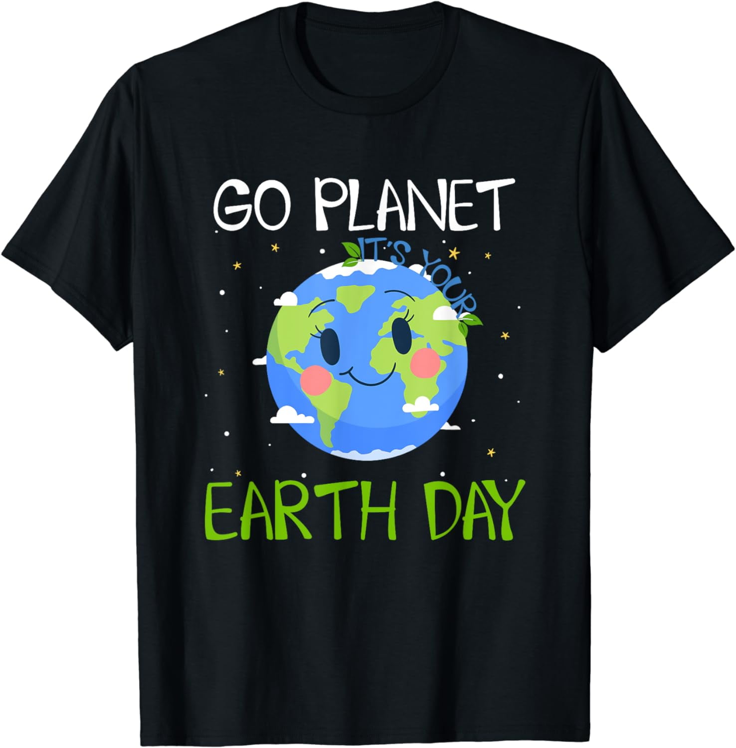 Cute Earth Day Go Planet Earth Day T-Shirt - Walmart.com
