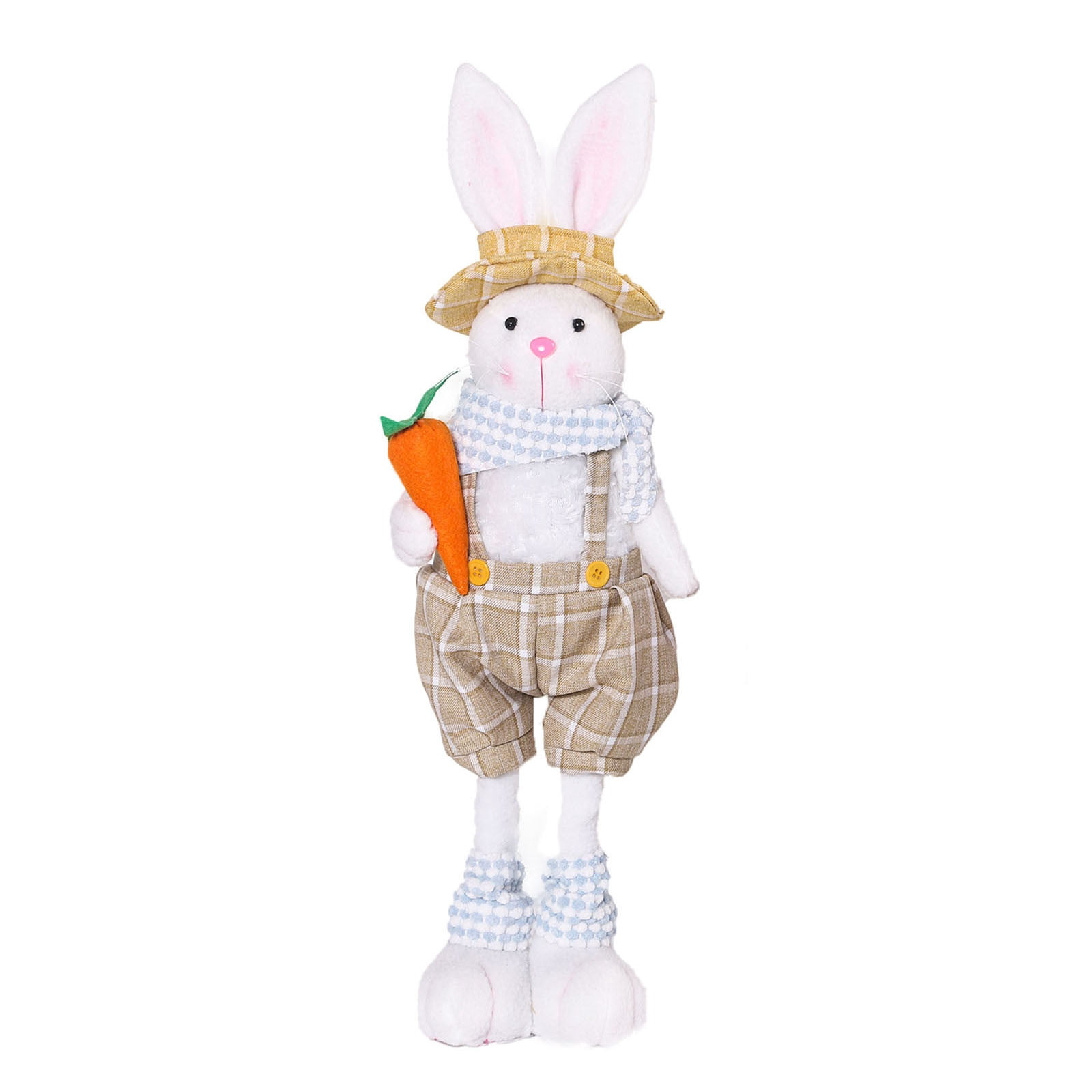 Cute Easter Bunny Figurine Easter Standing Spring Bunny Figurines with ...