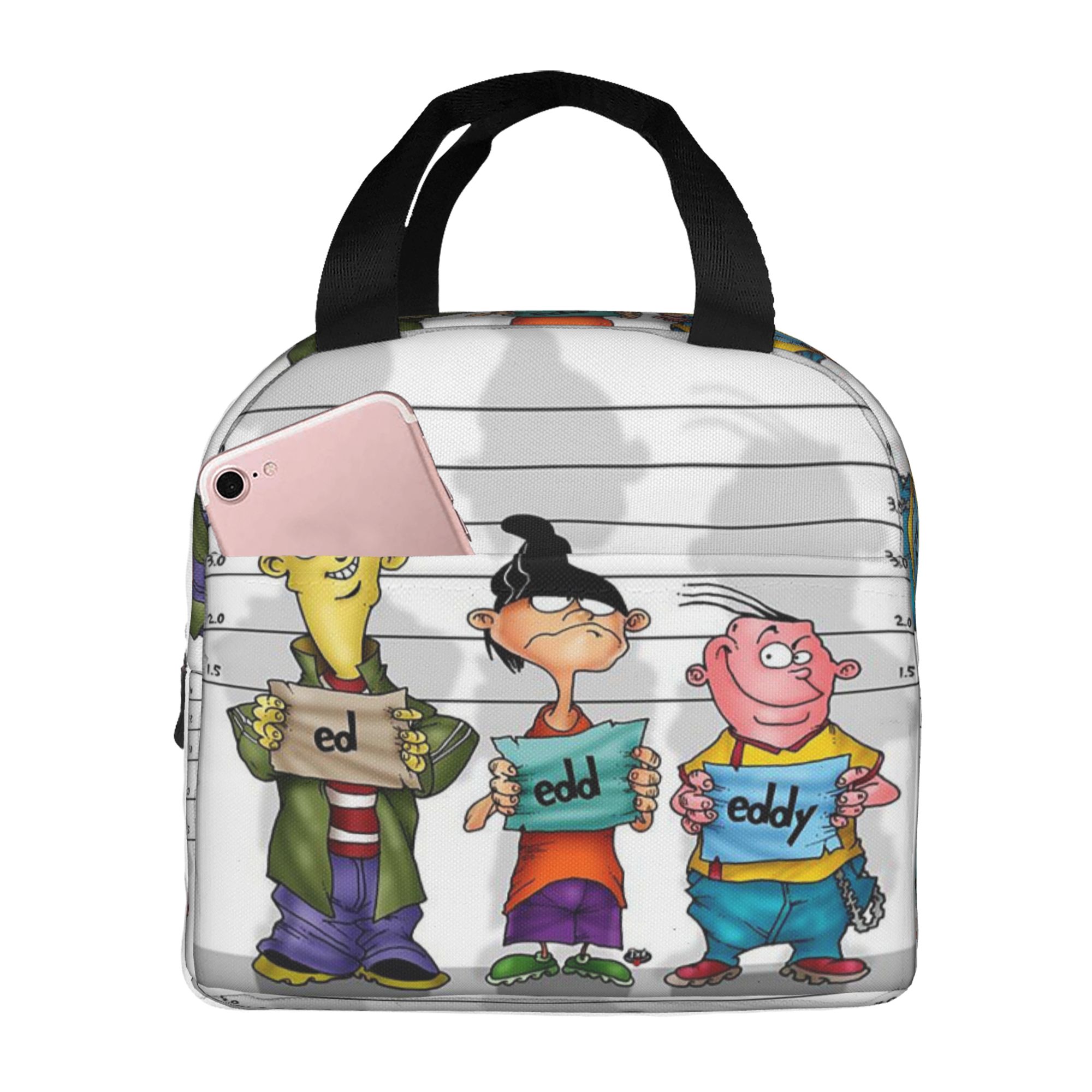 Cute Ed, Edd n Eddy Lunch Bag Tote Shoulder Bags Insulated Lunch Box ...