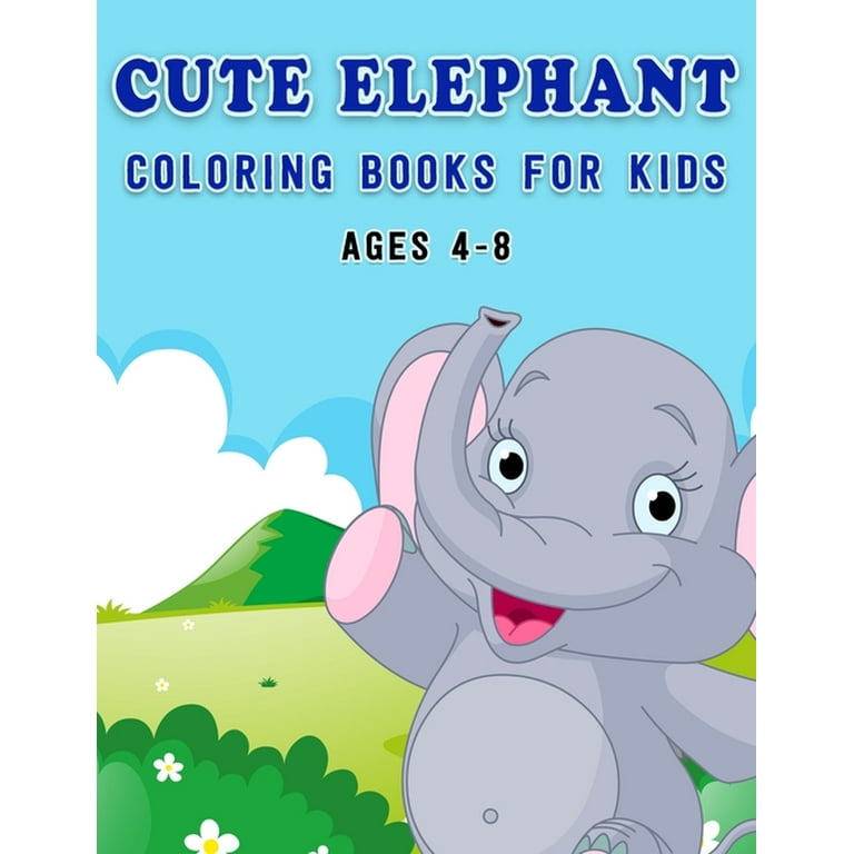 elephant coloring book pages