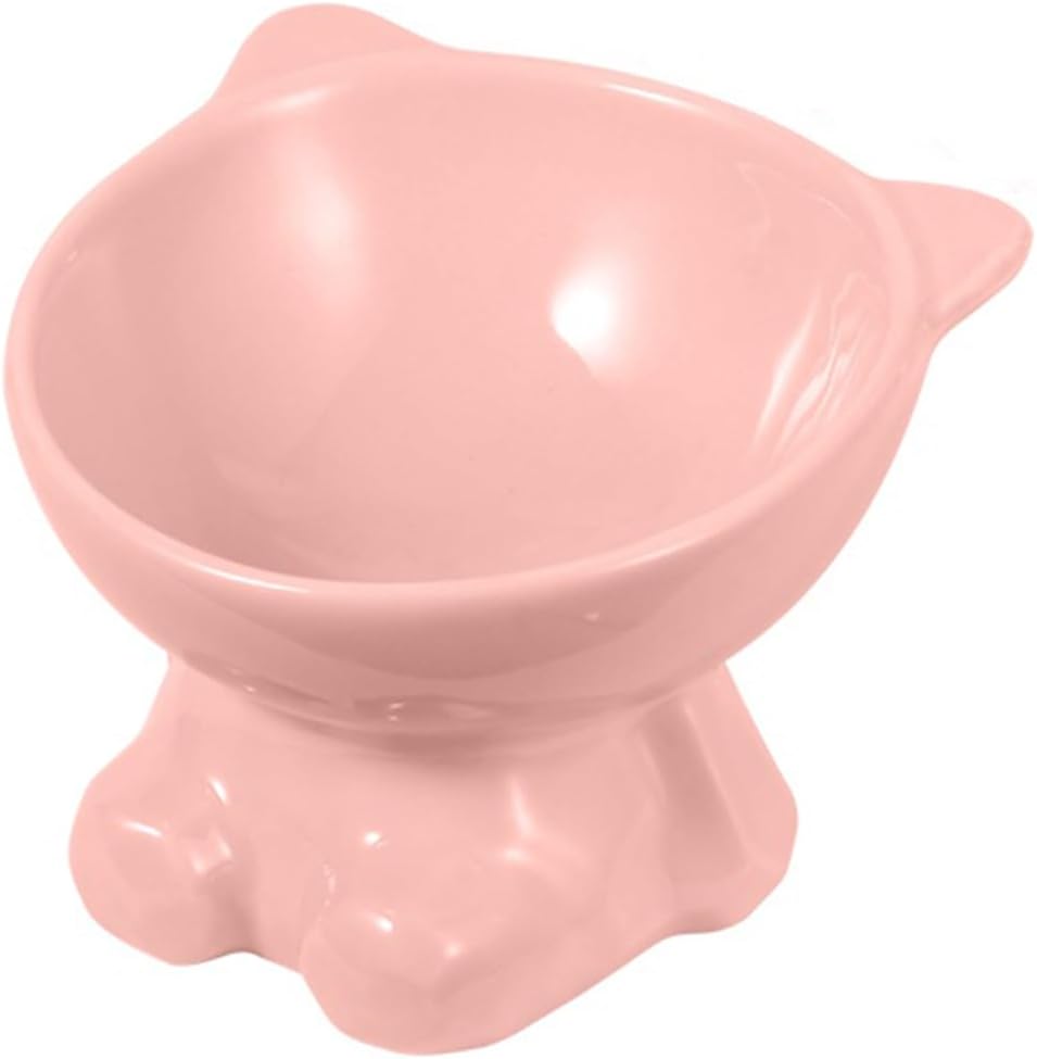Cute Elevated Cat 1Pack, Ceramic Raised for Indoor CatsCute Elevated ...