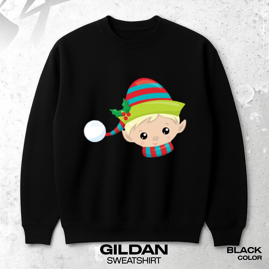 Cute Elf Little Elf The Christmas Fathers Helper Christmas Mistletoe ...