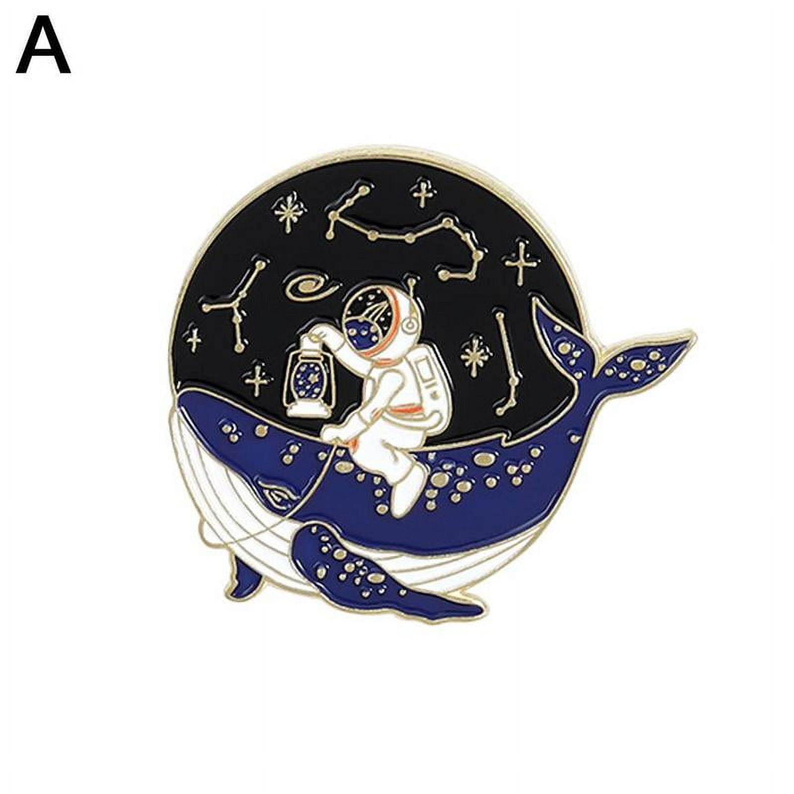Cute Enamel Brooch Pins-Space Theme Cartoon Enamel Brooch Pins For ...