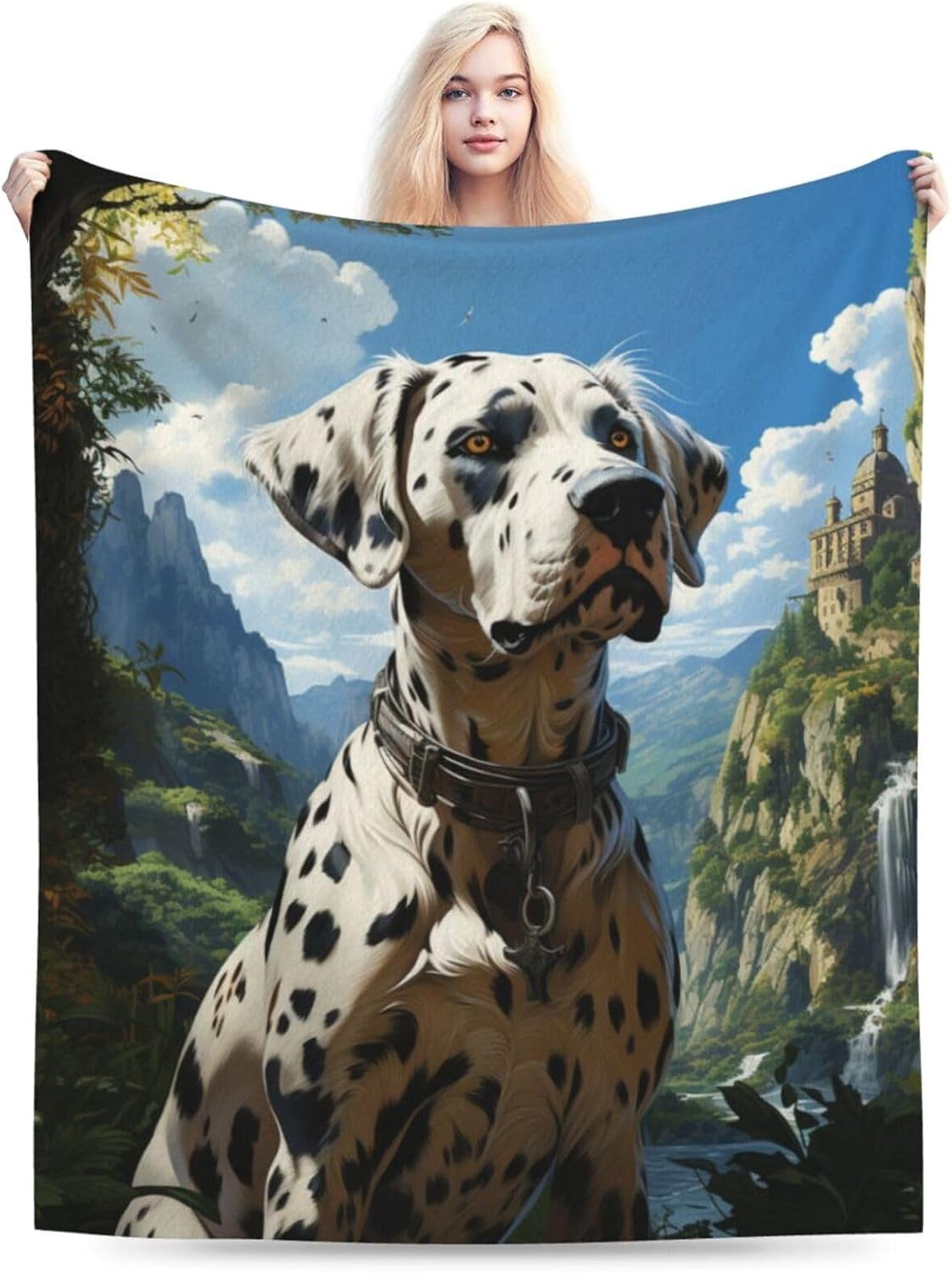 Cute_English_Springer_Spaniel Print Flannel Blanket Lightweight Soft ...