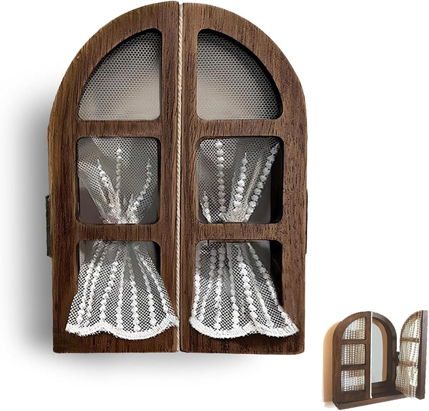 Cute Fairy Door Outlet Cover, Wooden Door Light Switch Cover with ...