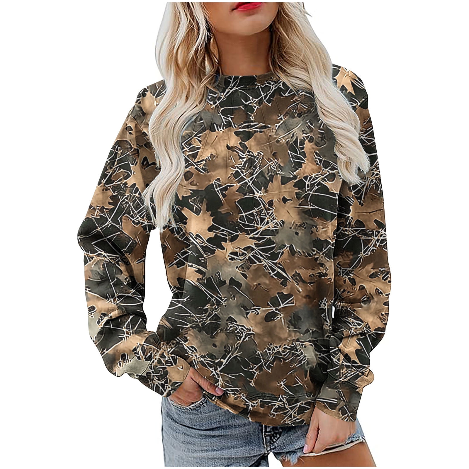 Cute Fall Tops For Women Casual Fall Long Sleeve Shirts For Women 2025 ...
