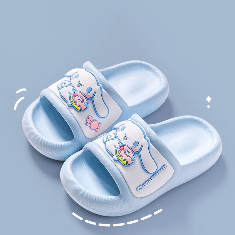 Cute Family Slippers Kawai Sanrio Slides Kuromi EVA Shoes Soft Antislip ...