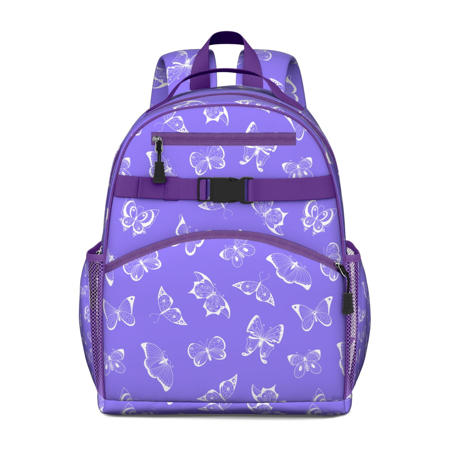 Cute Fantasy Butterfly Print Backpack - Lightweight Waterproof Student ...