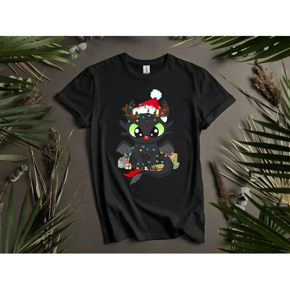 Cute Fantasy Dragon Graphic T-Shirt, Adorable Cartoon Dragon with Cozy ...