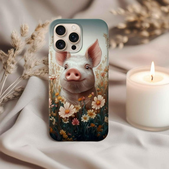 Cute Farm Animal Little Pig Design Tough Phone Case for iPhone 11,12,13 ...