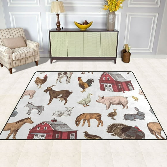 Farm Animals Rug