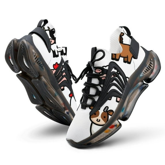 Cute Farm Animals Walking Shoes for Men Woman Lightweight Tennis ...