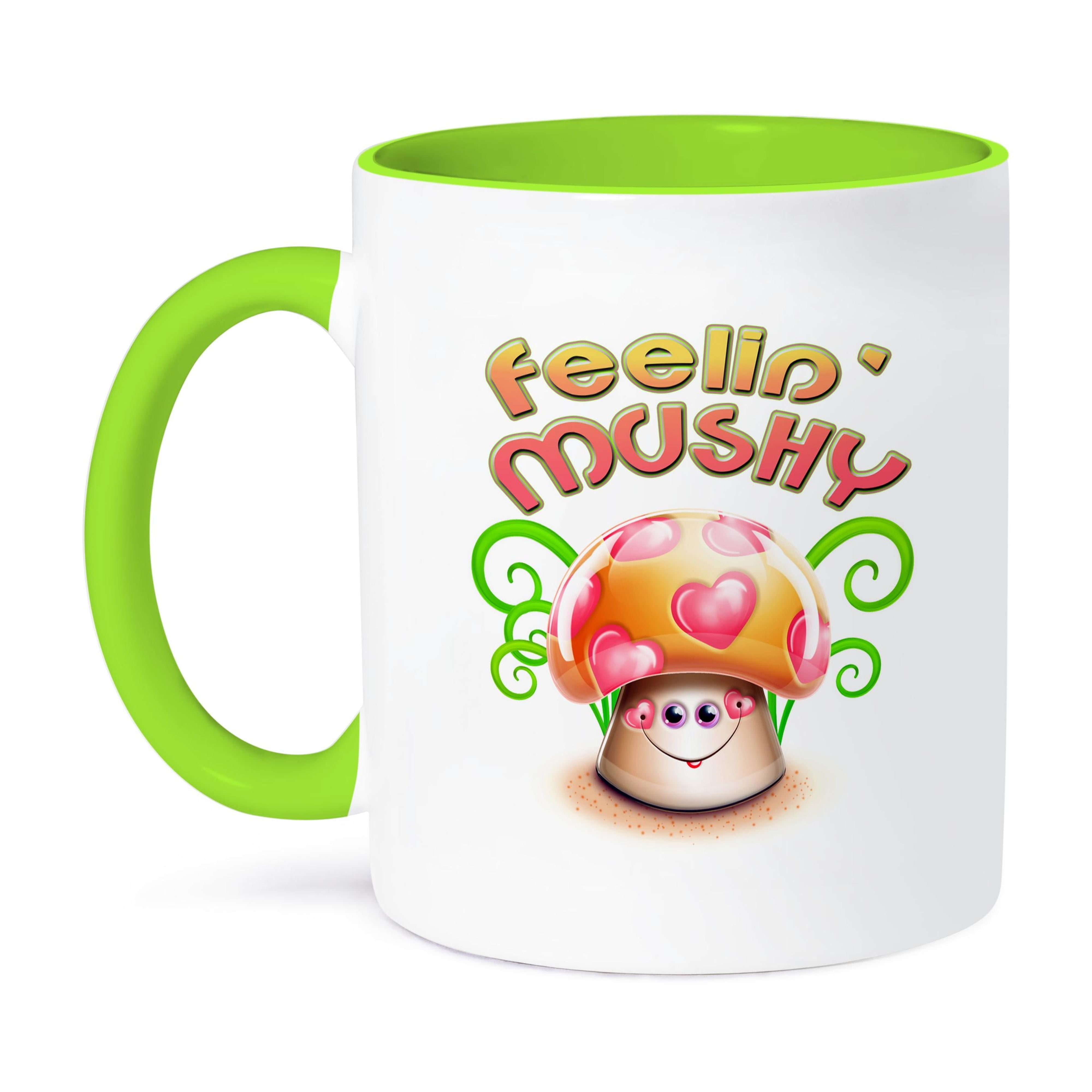 3dRose, Cute Feeling Mushy Cartoon Love Mushroom Toadstool Cartoon ...