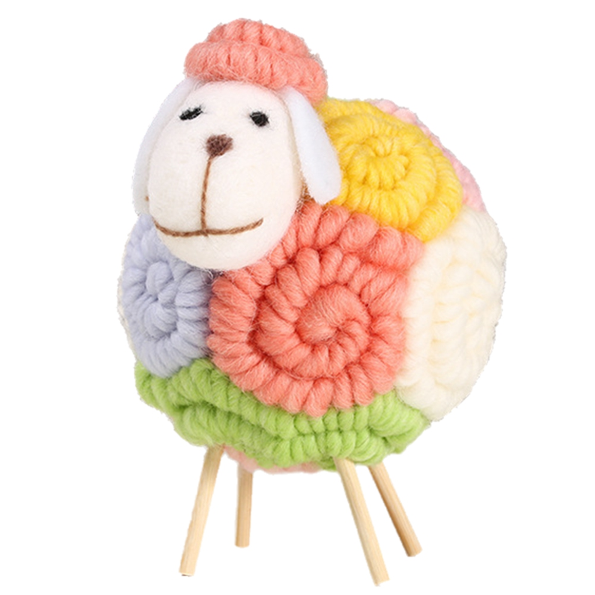 Cute Felt Sheep Ornaments Kawaii Accessories Home Decor Indoor ...