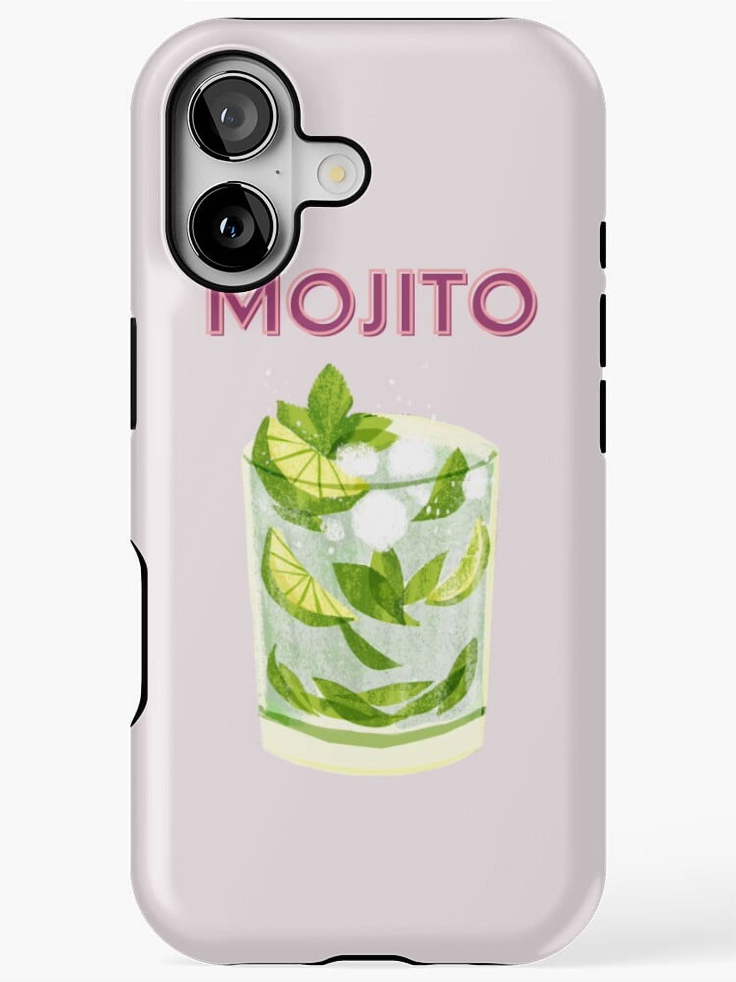 Cute Feminine Y2K Girly Mojito Cocktail Print Phone Case for iPhone 17 ...