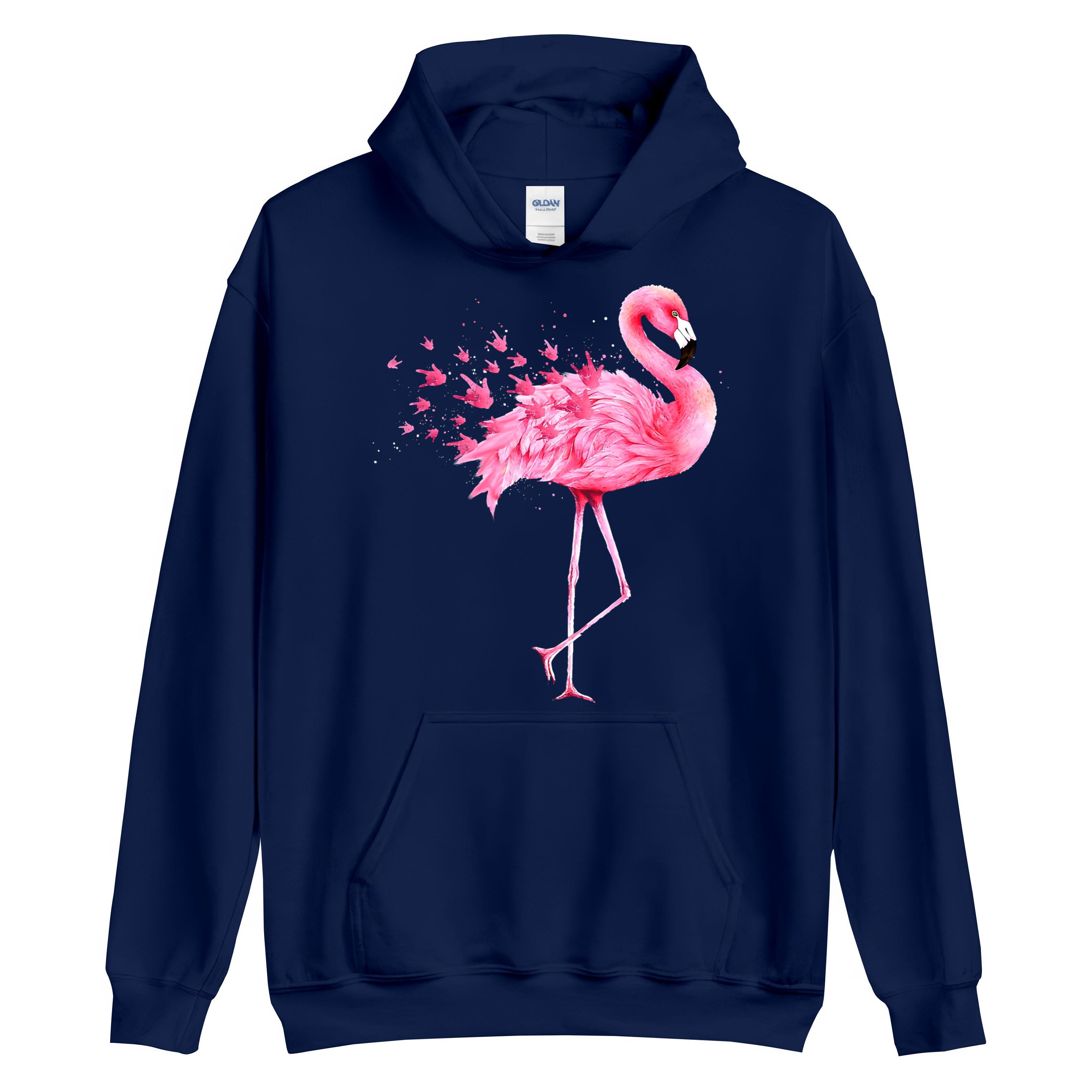 Cute Flamingo I Love You Asl American Sign Language Sign Language T ...