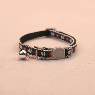 Ribbon Bow Tie Cat Collar with Bell, Breakaway Cat Collar for Boy Cats ...