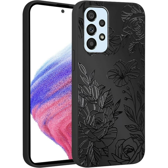 Cute Flower Floral Phone Case for Samsung Galaxy A53 5G 6.5", Aesthetic ...