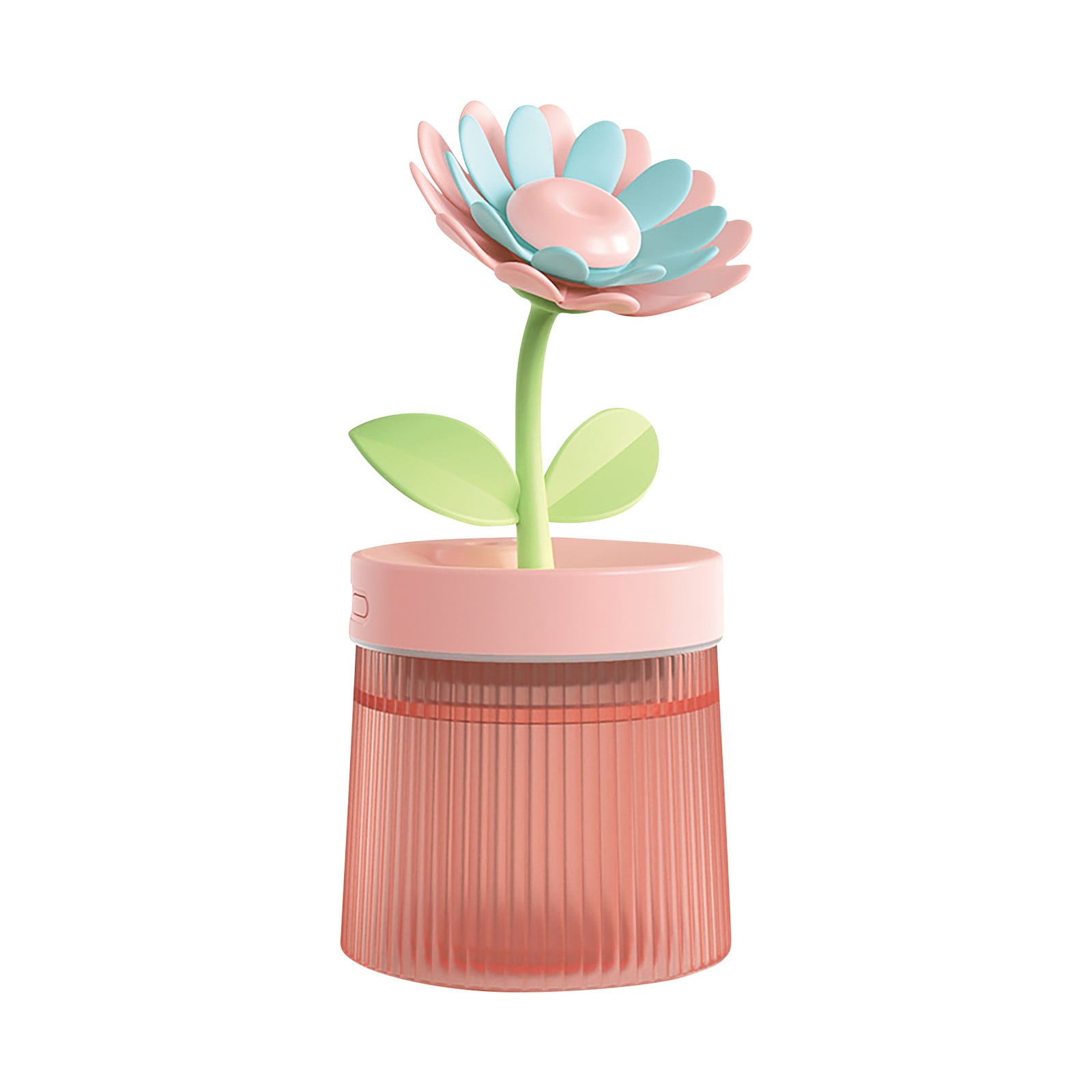 Cute Flower Mini Humidifier 260ml Desktop Humidifiers For Bedroom ...