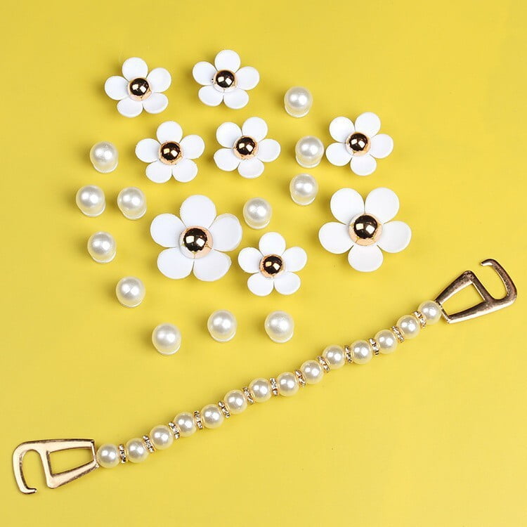 Daisy Flower Chains Charm for Women, Cute Flower Shoe Charms for Clog ...
