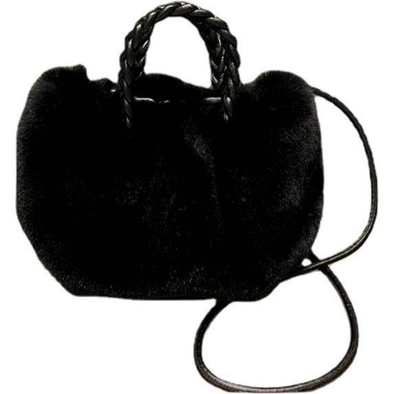Cute Fluffy Bags Fuzzy Dumpling BagS Cute Mini Handbags, and Faux Fur ...