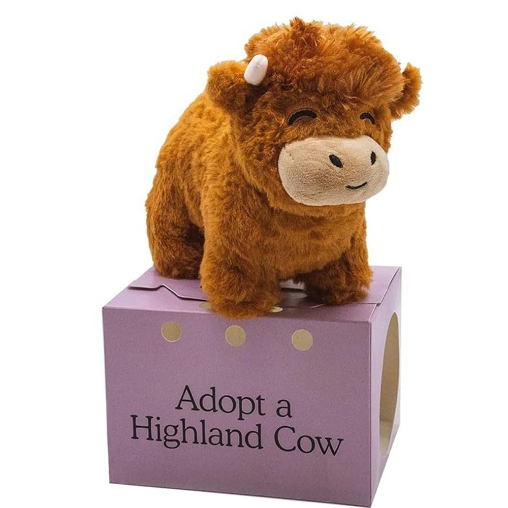 Cute Fluffy Bull Highland Cow Legend Plushie Realistic Plush Toy ...
