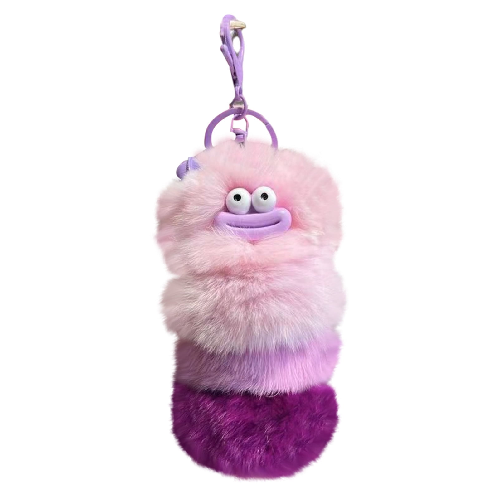 Keychain Gift for Schoolbag,Cute Fluffy Plush Keychain with Cartoon ...