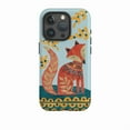 Cute Folk Foxie Animal Whimsical Forest Art iPhone Case 17 16 15 14 13 ...