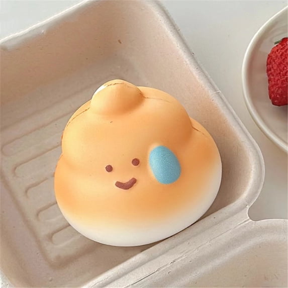 Cute Food Character Stress Relief Toy,Soft Elastic Slow Rising Texture ...