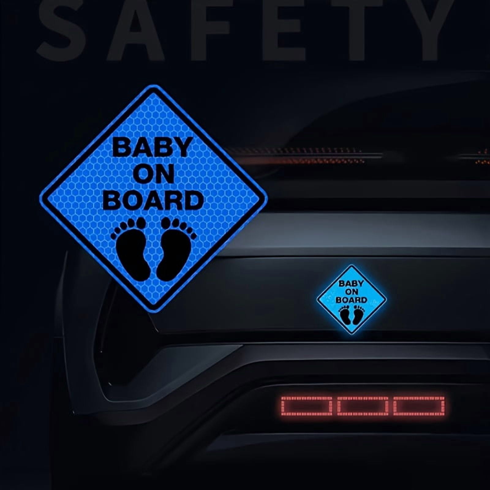 Cute Footprint High-Intensity Reflective Sticker Decal for Windows ...