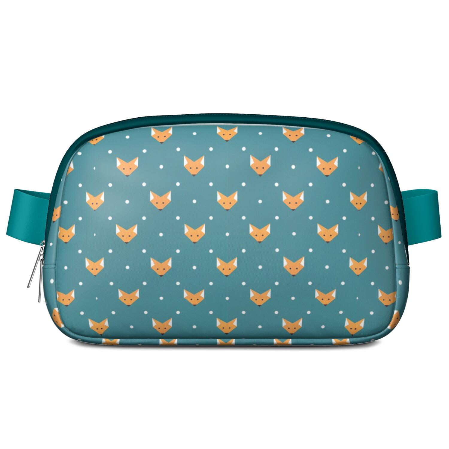 Cute Fox Fanny Pack for Women – Cartoon Foxy Print Waist Bag with ...