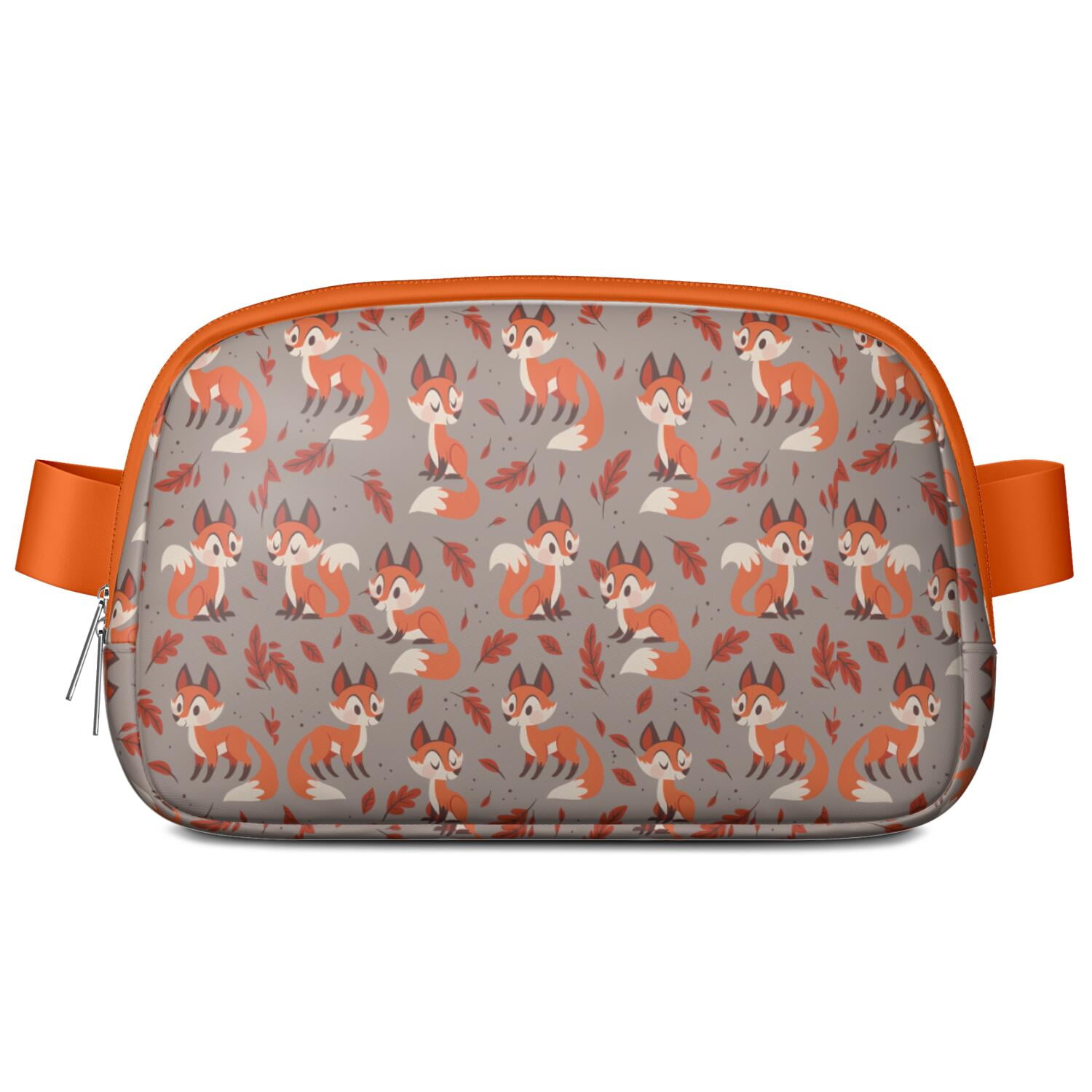 Cute Fox Fanny Pack for Women – Cartoon Foxy Print Waist Bag with ...
